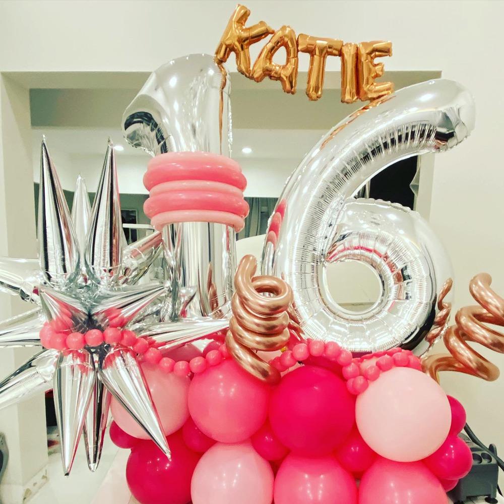 Chain Balloon Arrangement | Top of the Party